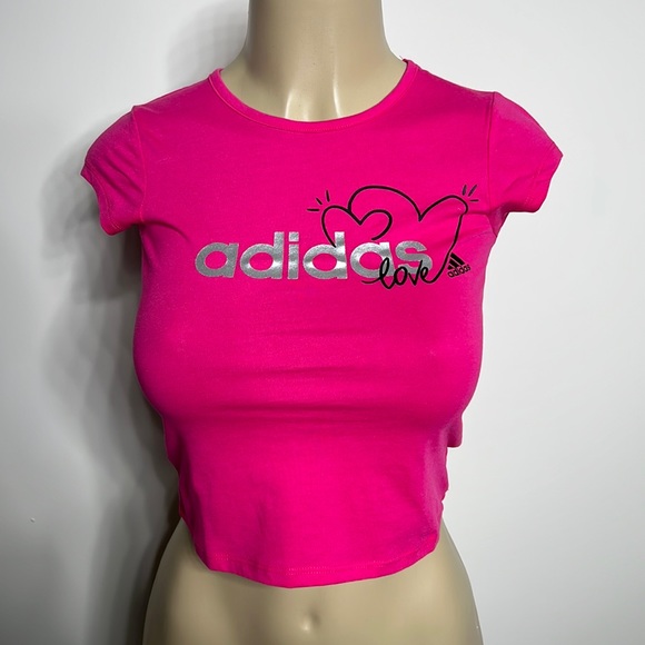adidas | Shirts & Tops | Adidas 6x Pink Kids Top | Poshmark
